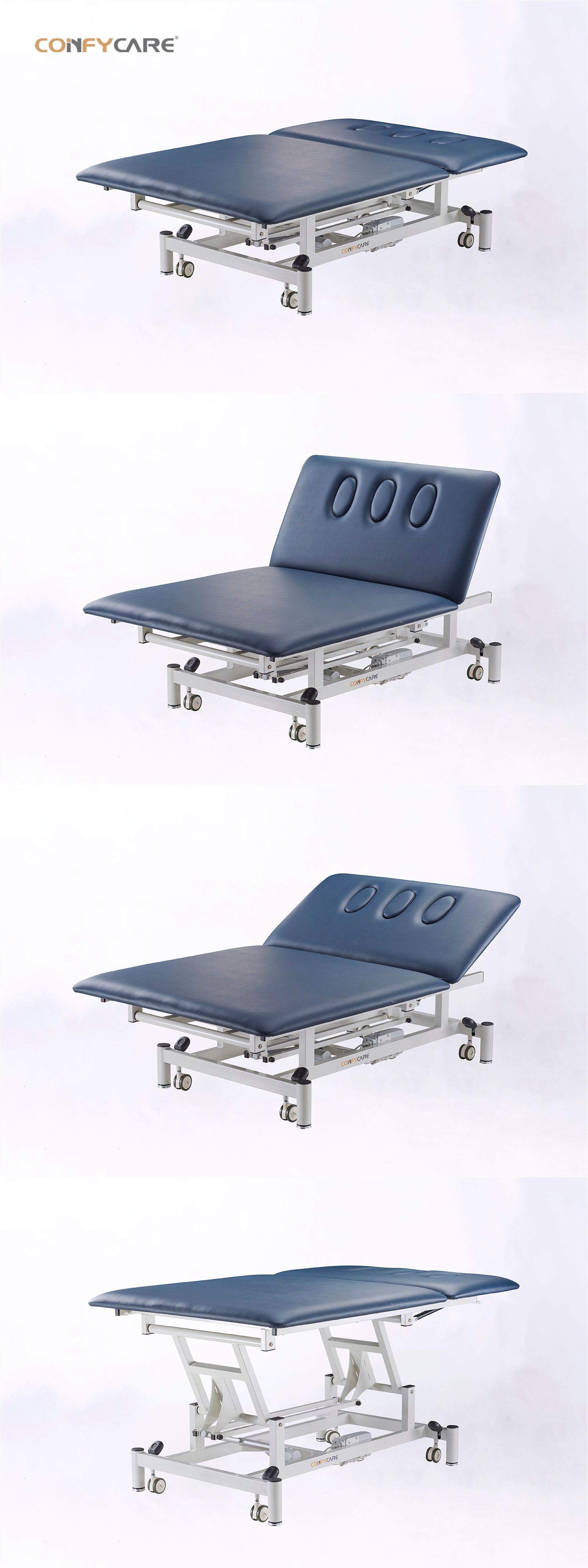 选配电动多功能理疗床加宽型BOBATH可升降PT训练床多体位手法床-阿里巴巴