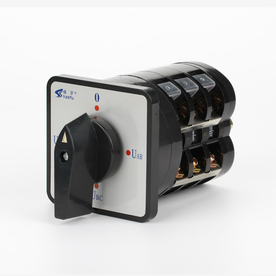 绍宇LW5-16YH3/3转换开关负载断路电源切断旋转4档3节组合开关-阿里巴巴