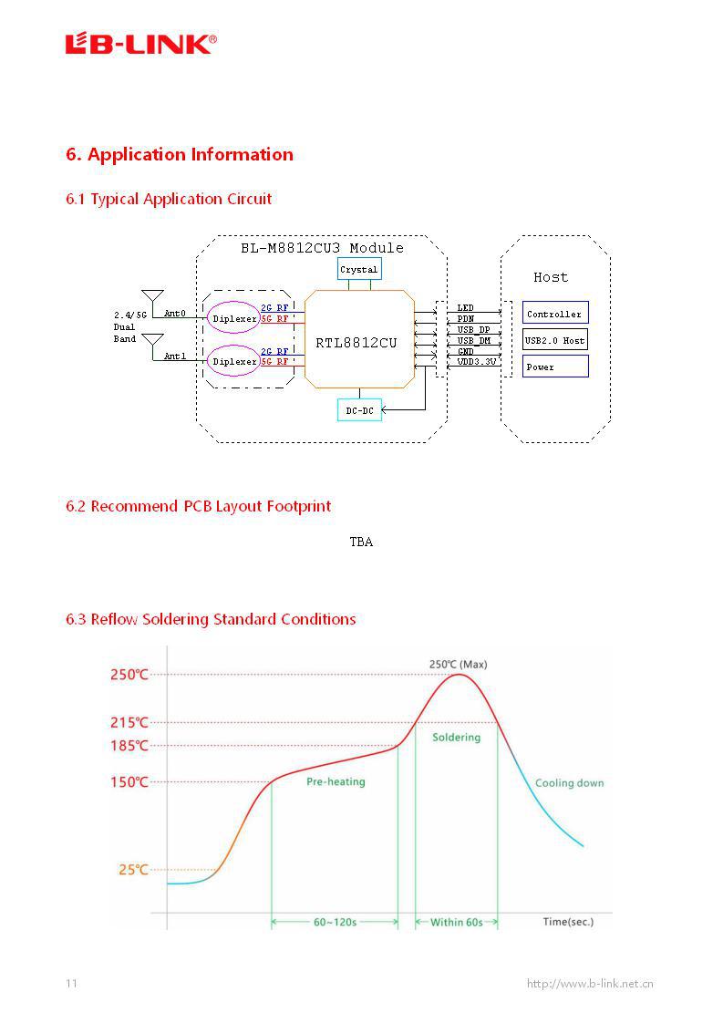 BL-M8812CU3 1200M wifi模块 REALTEK RTL8812CU 网关模块-阿里巴巴