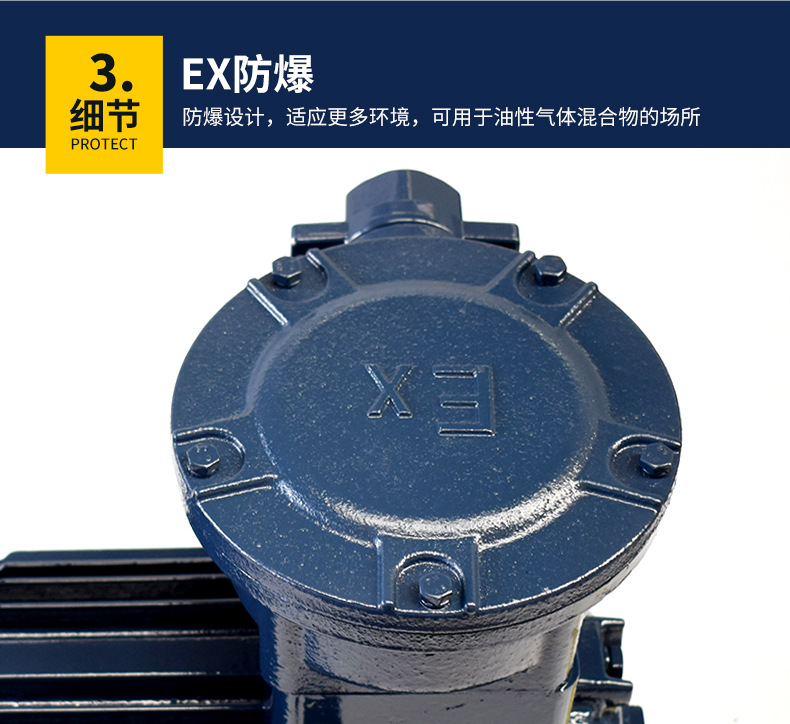 防爆变频电机YBBP-100L-2 3KW隔爆型变频三相异步电动机 IP55-阿里巴巴