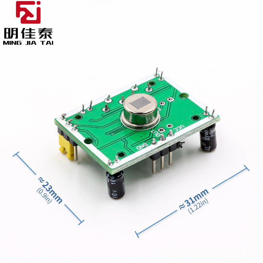 HC-SR501 人体红外感应模块 热释电 传感器 进口探头 绿蓝板可选-阿里巴巴