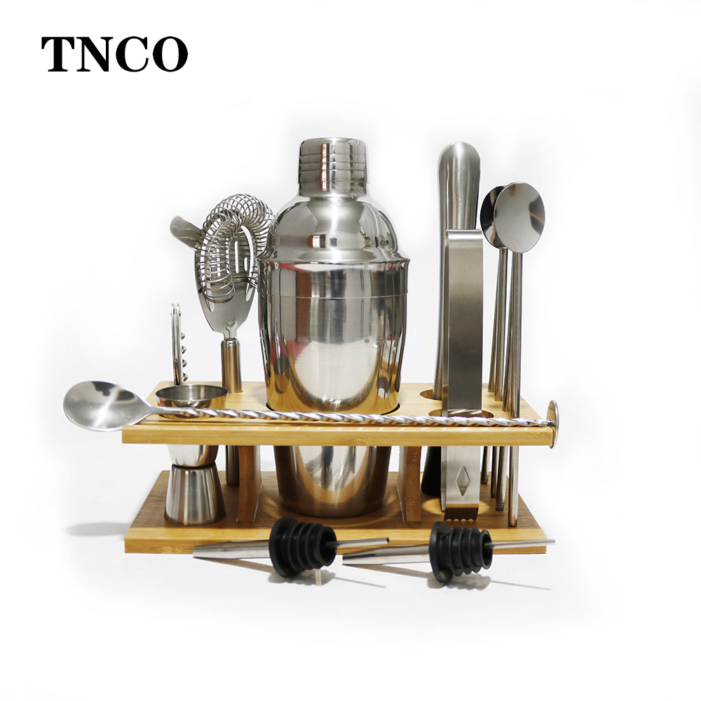酒吧14套装 不锈钢调酒器 酒吧用具 雪克壶 调酒杯 调酒器 调酒杯-阿里巴巴