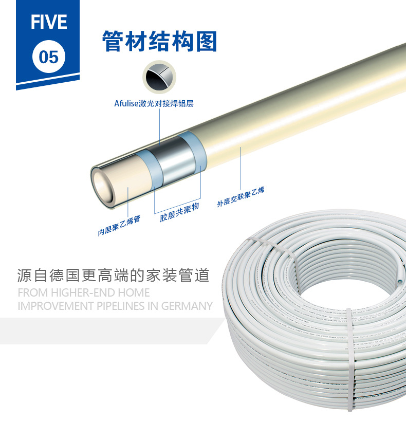 地暖管道 暖气水管道 PEX管道 优质铝塑管 PERT PEXB-C 厂家供应-阿里巴巴
