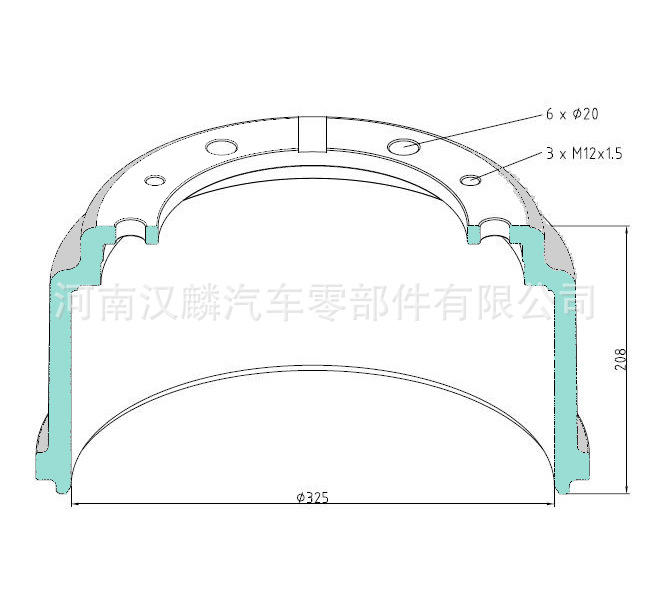 【批量供应】曼（MAN）卡车制动鼓81501100233-阿里巴巴