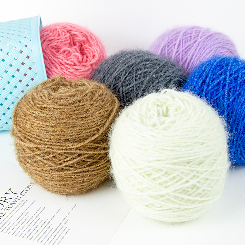 Squirrel fluff line large group of bright silk thread hand-woven medium ...