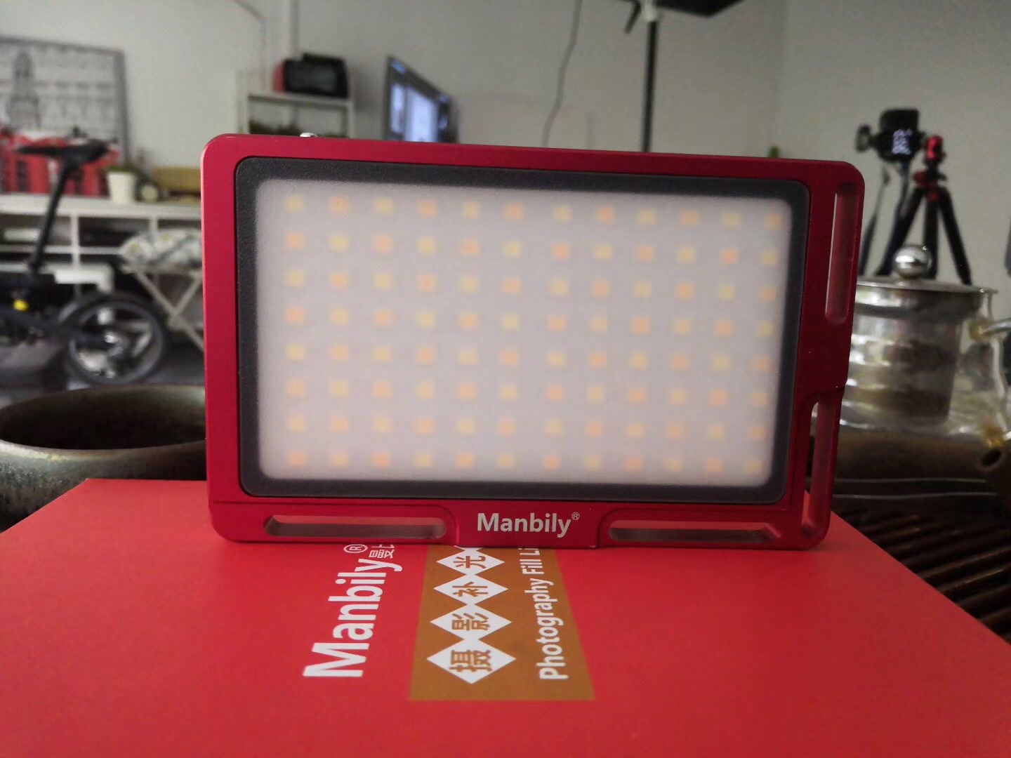 Manbily曼比利 MFL-03单反OLED补光灯口袋便携补光灯户外手机摄影-阿里巴巴