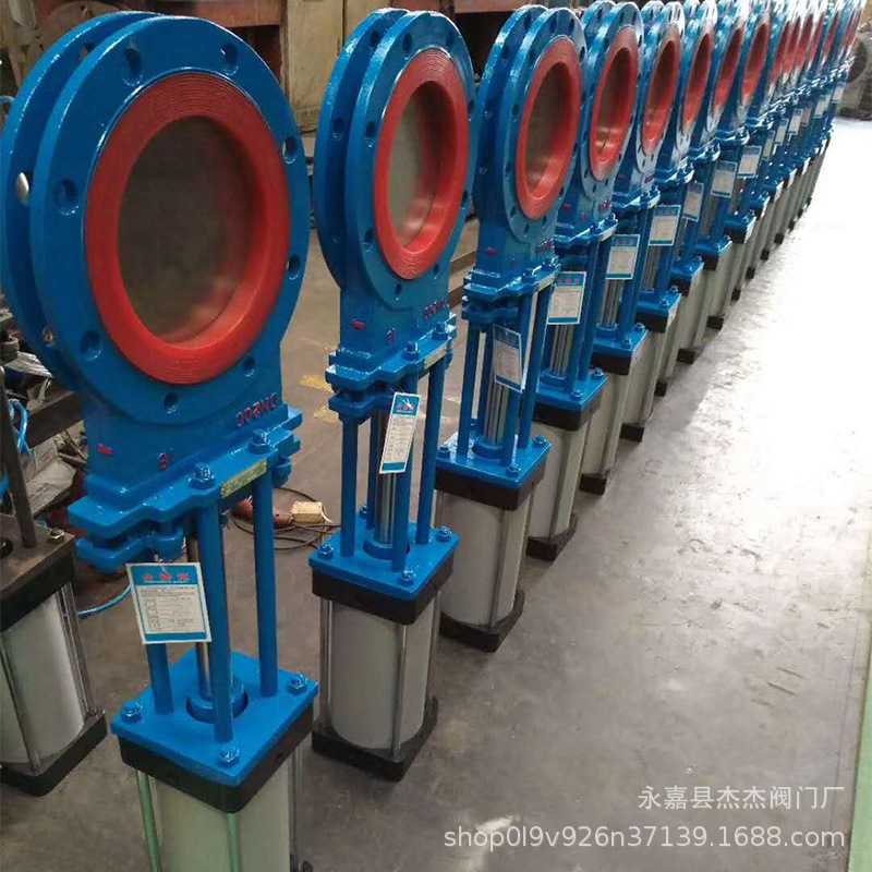 气动耐磨衬胶聚氨酯密封刀闸阀PZ673X-10C插板阀排渣阀闸板阀-阿里巴巴