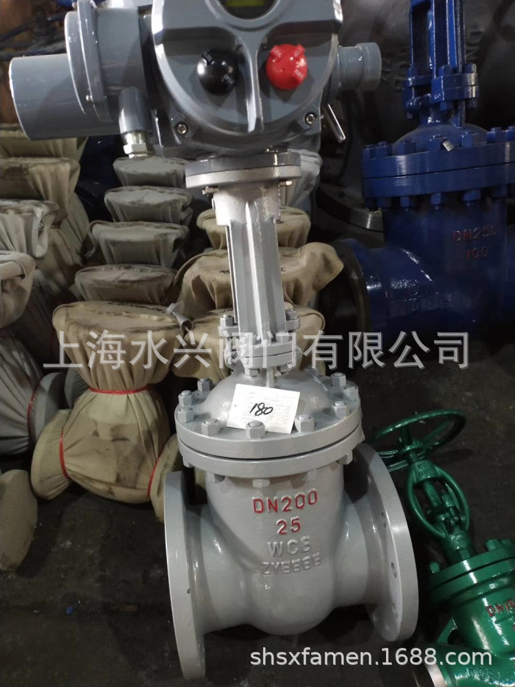 Z941H-25C-DN200智能调节型电动闸阀 双法兰电动闸阀-阿里巴巴