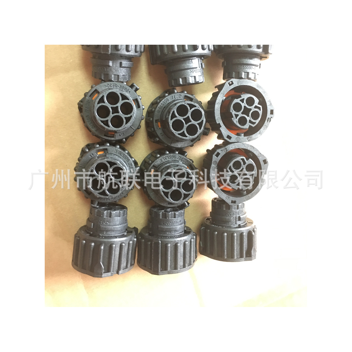 TE/AMP/TYCO 1-965569-1正品 1-967402-2 4孔4芯4位4P黑色插头-阿里巴巴