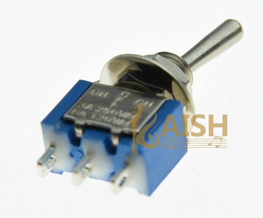 3脚3档ON OFF ON迷你开关蓝色5个一套金属小摇臂开关小型钮子开关-阿里巴巴