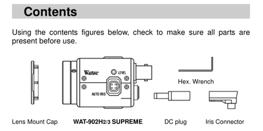 原装正品日本Watec星光级WAT-902H2/902H3 SUPREME黑白工业相机-阿里巴巴
