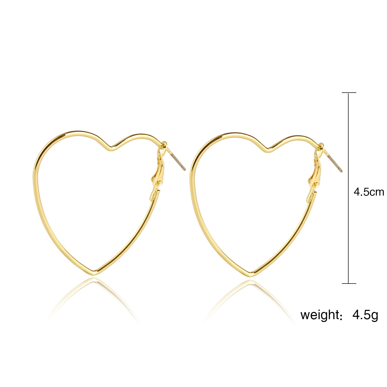 Wholesale explosion style simple wild large ring ear ring circle ...