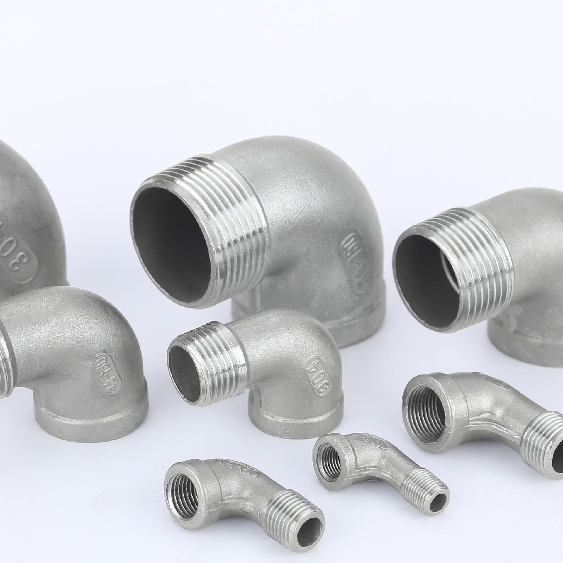 304不锈钢316内外丝90度弯头英标BSPT美标NPT内外螺纹弯头 管件-阿里巴巴