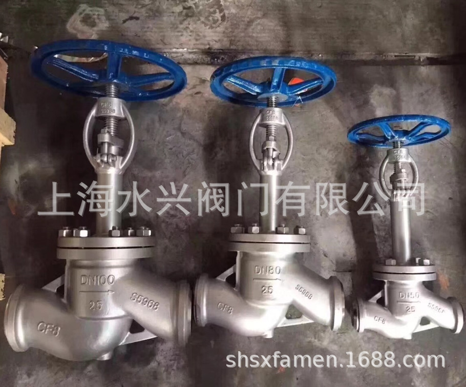 J41W-25P不锈钢手动截止阀 手动不锈钢截止阀 双法兰手动截止阀-阿里巴巴