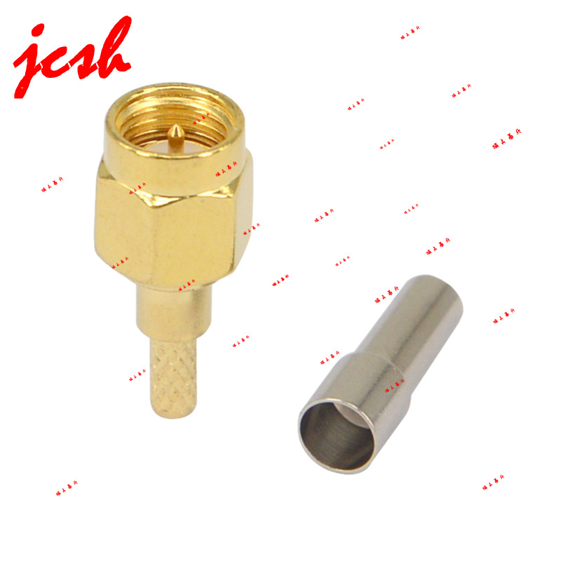 SMA-JC-1.5开窗公头内针射频RF天线接头RG178 RG174 RG316 LMR100-阿里巴巴
