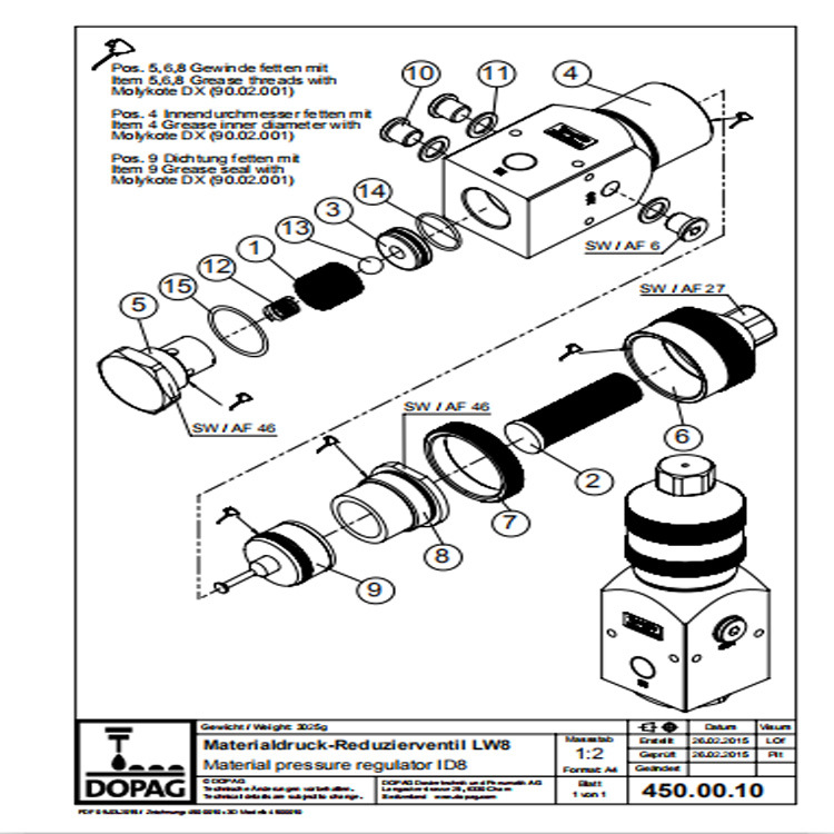 型号 450.00.10 德派 DOPAG 计量阀 减压阀 售后完善 货期准-阿里巴巴
