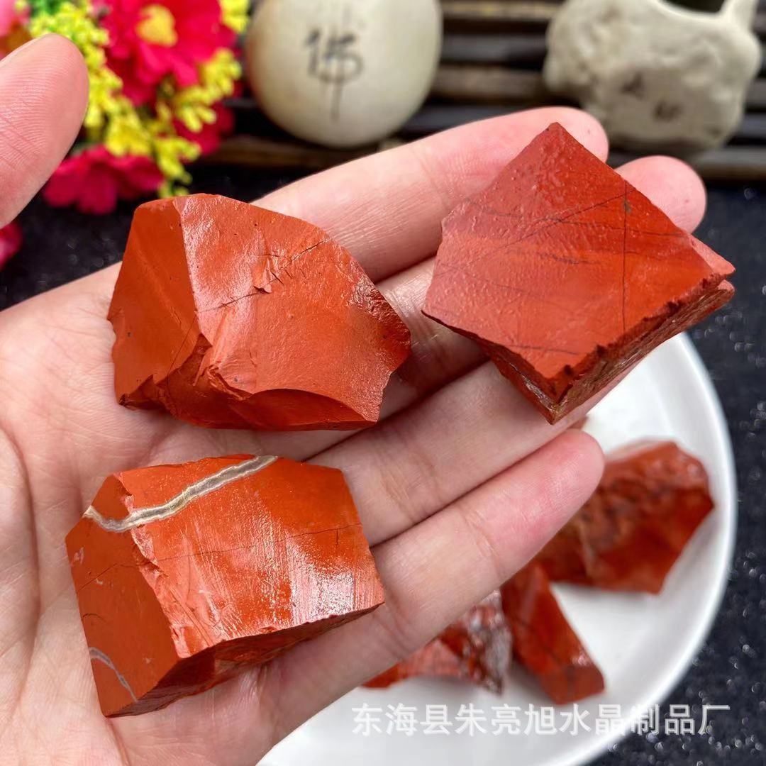 红碧玉原石南非红碧玉毛料红石头鱼缸造景装饰花盆标本批发-阿里巴巴