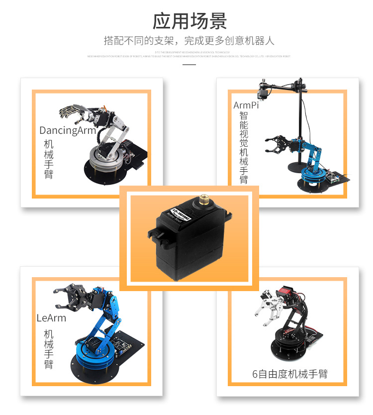 LD-1501MG数码/数字舵机 机器人/机械臂专用 17KG金属齿轮大扭力-阿里巴巴