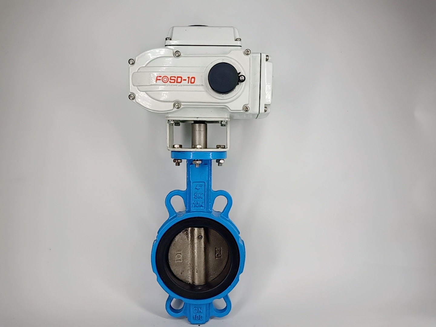 电动蝶阀D971X-16Q电动对夹式蝶阀 电动切断阀 球墨铸铁 电动阀门-阿里巴巴