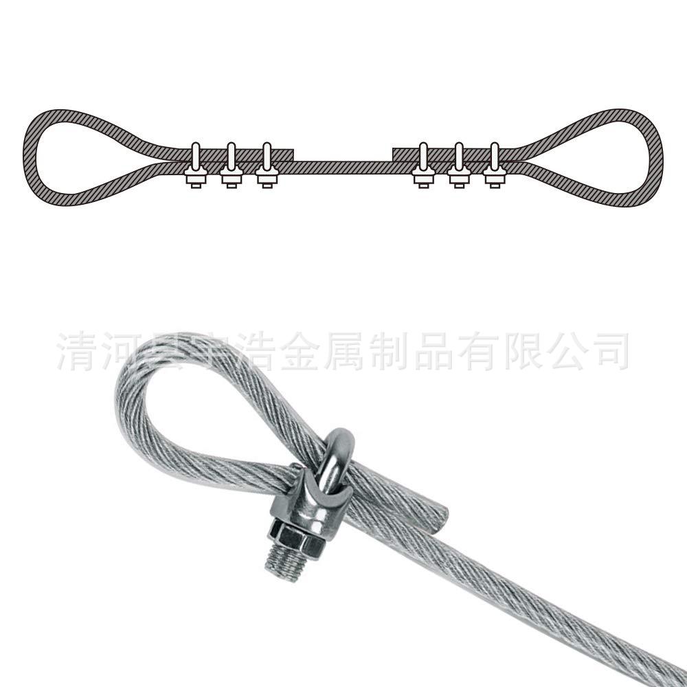 厂家直供重型钢丝绳卡扣玛钢卡头钢丝绳锁扣钢丝绳夹头钢丝绳绳扣-阿里巴巴