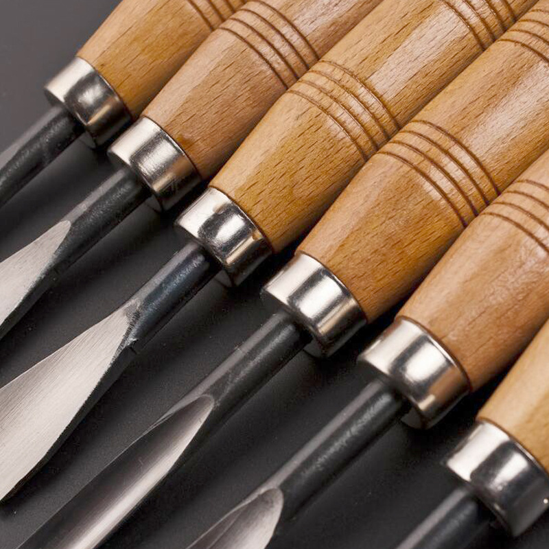 正品啄木鸟PM-A306雕刻刀套装木凿雕刻刀根雕木刻刀雕刀木工工具-阿里巴巴