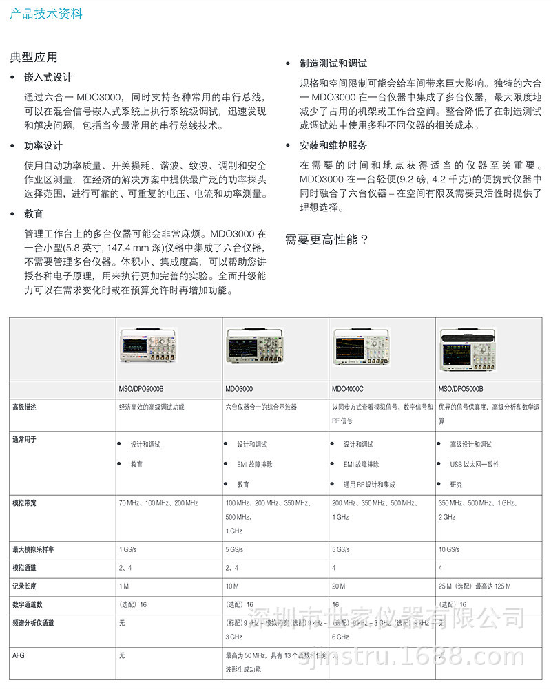 全新美国泰克2通道示波器MDO3012/3022 MDO3032 MDO3052 MDO3102-阿里巴巴