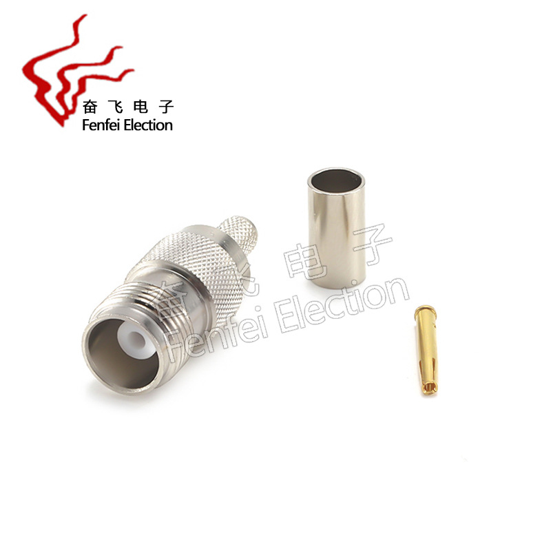 50-3 TNC 母头 外螺内孔 标准母头 TNC-C-K3 压接 接RG58 RG142-阿里巴巴