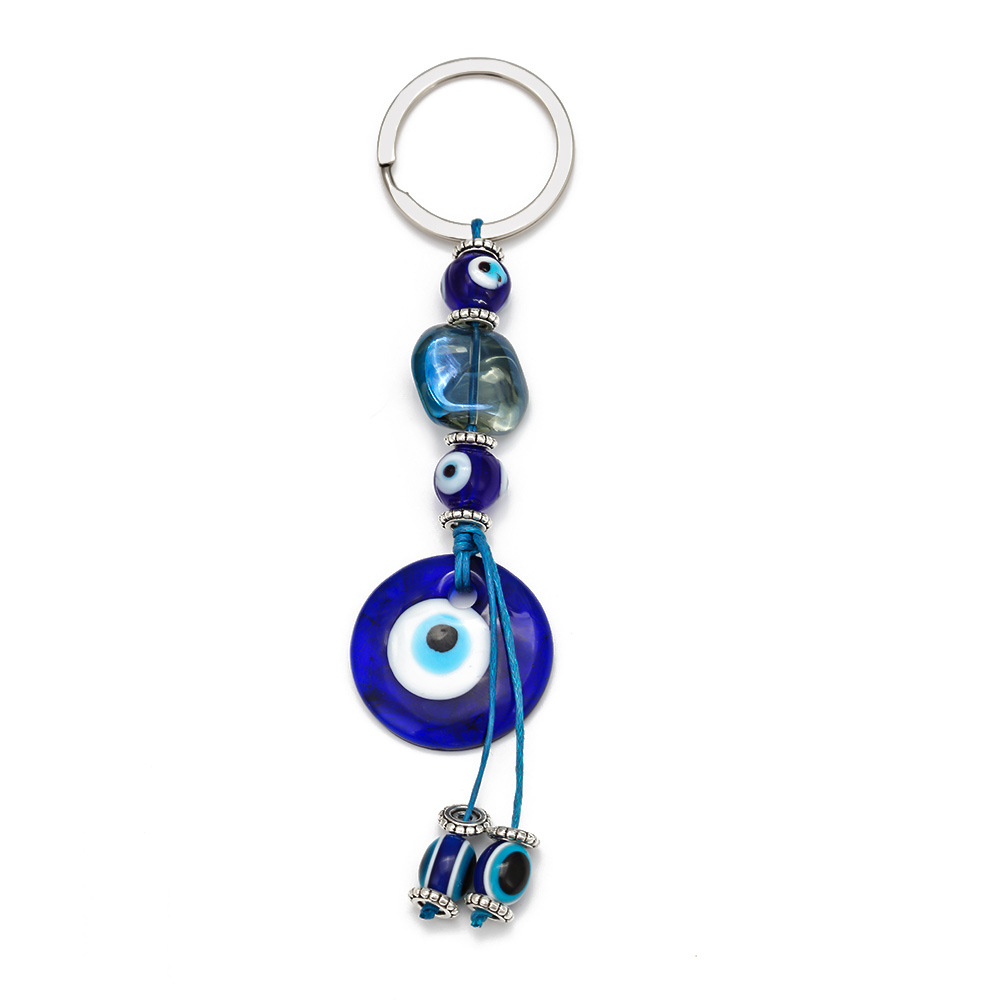 Blue color evil eye blue eyes keychain,KEYCHAIN&BROOCHES
