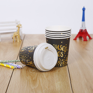 2021年新款奶茶杯咖啡 加厚厂家批发一次性纸杯 饮料纸杯做-阿里巴巴