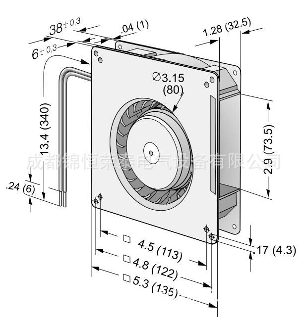 德国ebmpapst工业散热风扇RG90-18/14N主机通风离心鼓风机-阿里巴巴