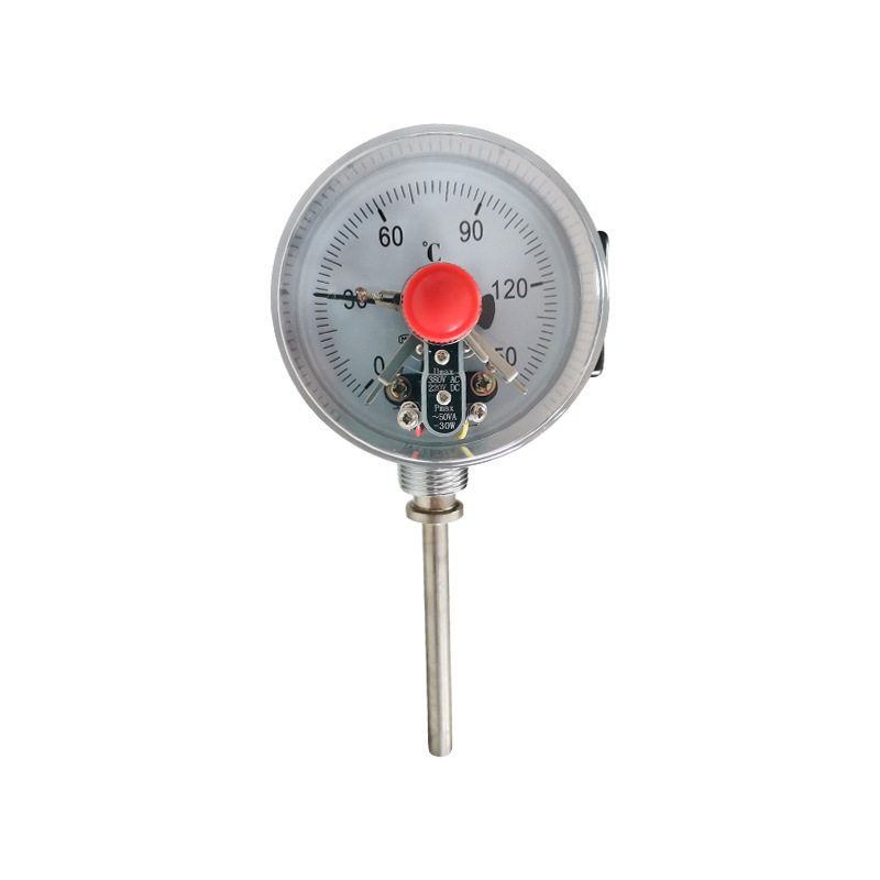 WSSX-411/401电接点双金属温度表 带上下限控制输出开关量 径向-阿里巴巴