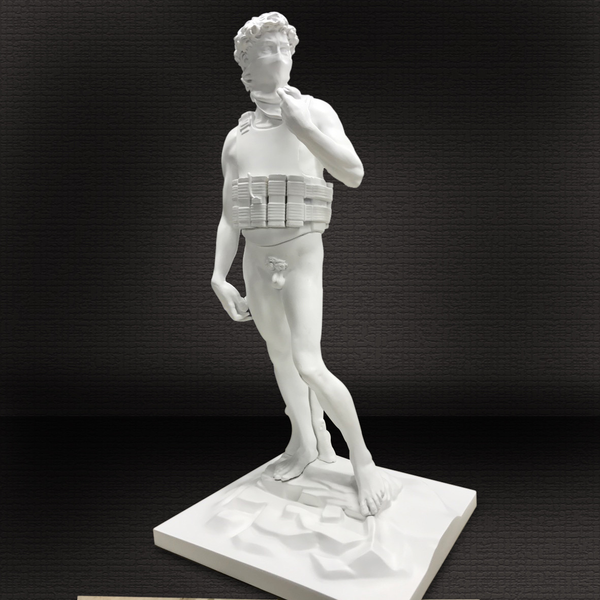 米开朗基罗雕塑树脂人物大卫雕像艺术品摆件简约工艺品来图定制-阿里巴巴