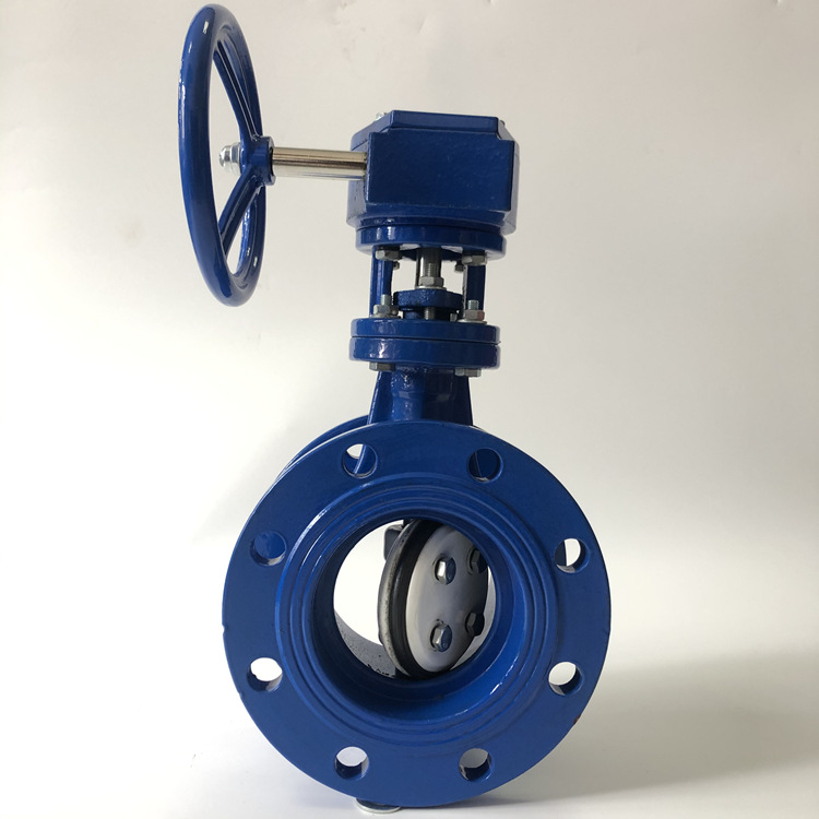 D342X-10Q D342X-16Q双偏心涡轮软密封蝶阀 球墨铸铁二偏心蝶阀-阿里巴巴