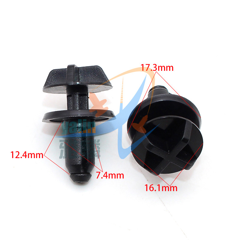 跨境适用福特抽芯铆钉ford汽车散热器罩推进式定位器W716510-S300-阿里巴巴