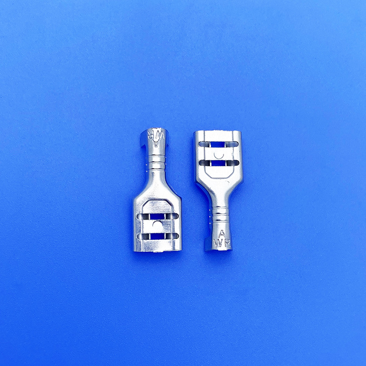 【沃融】端子系列 6.3插簧 散件端子 DJ622-D6.3A/B/C-阿里巴巴