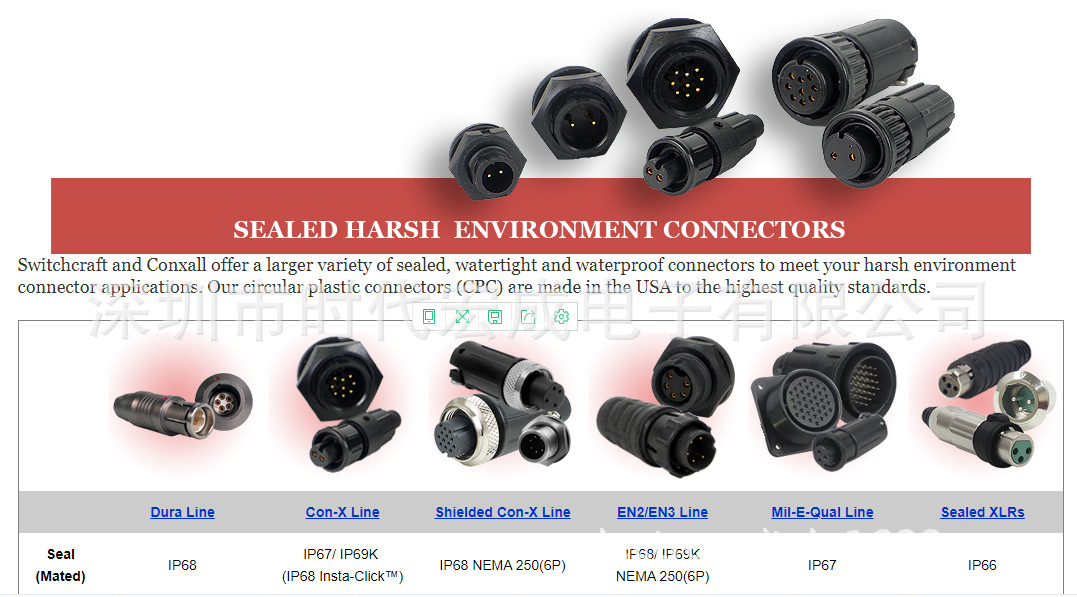 只做原装Switchcraft音频连接器销售EN3P4MX现货-阿里巴巴