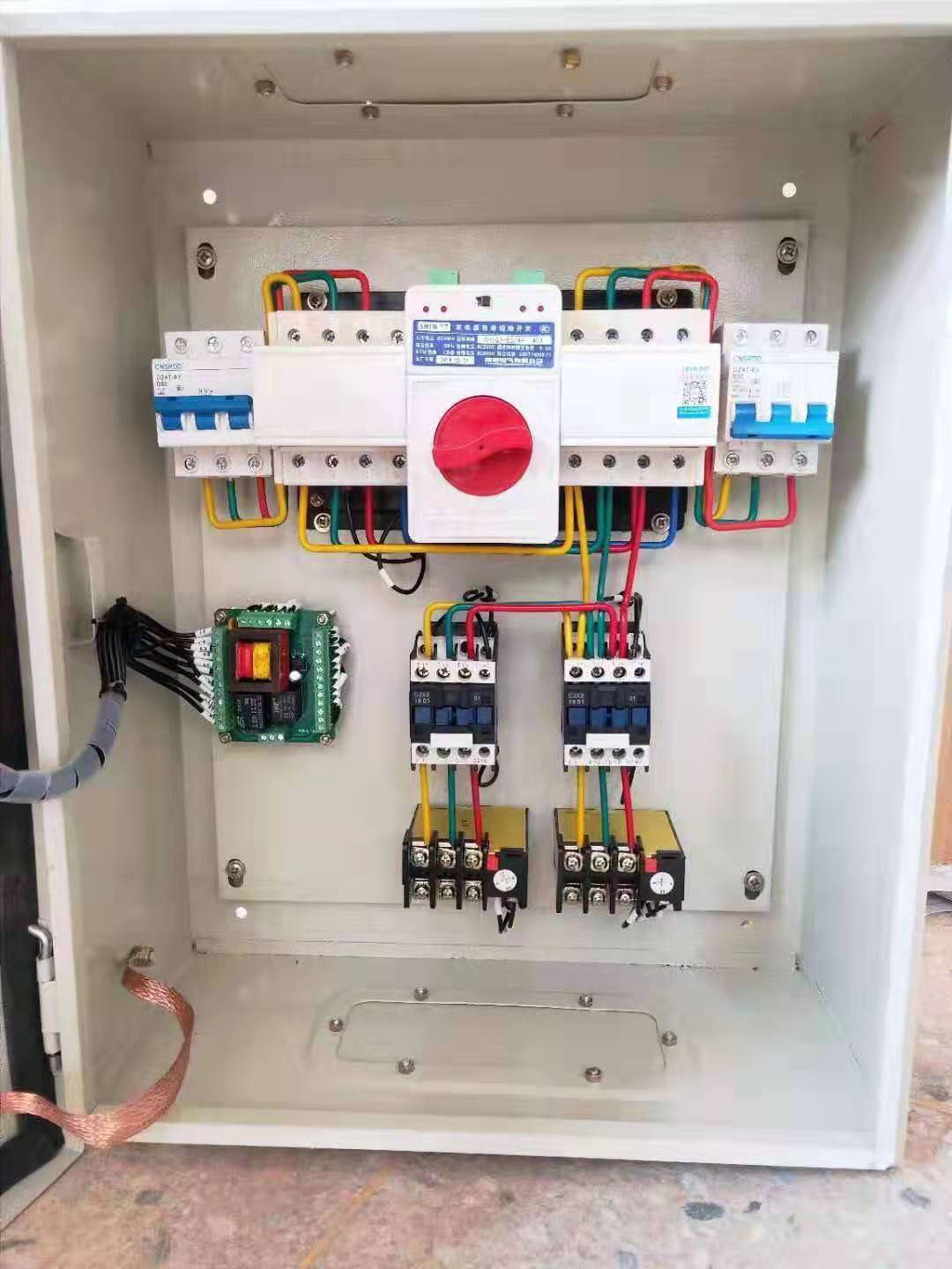 双电源水泵控制箱一用一备排污泵交替轮换控制柜全自动风机配电箱-阿里巴巴