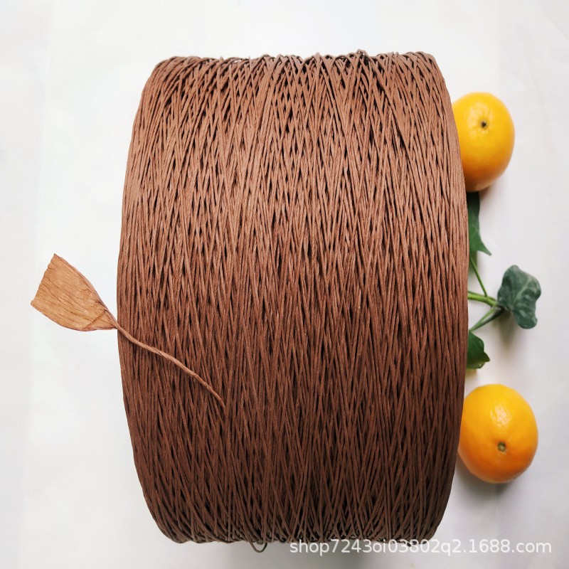 厂家生产1mm咖啡色工艺品编织纸绳 彩色纸绳 批发细纸绳-阿里巴巴