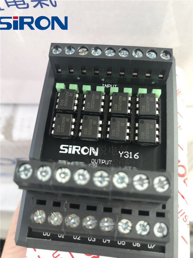 胜蓝SIRON调温恒温数控系统光耦隔离型8位直流固态继电器模块Y316-阿里巴巴