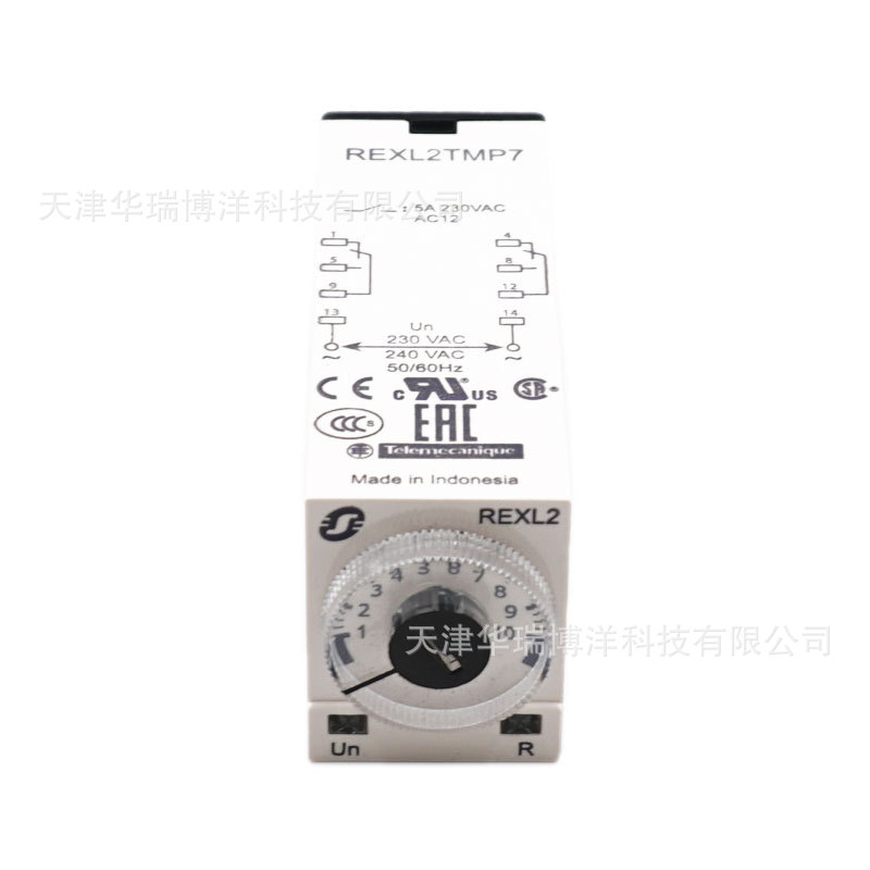 REXL2TMP7施耐德REXL时间继电器0.1s-100h 230VAC 2OC插拔继电器-阿里巴巴