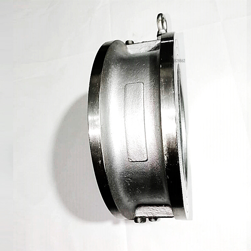 不锈钢双瓣蝶式对夹止回阀 h76w弹簧单向阀 对夹式逆止阀-阿里巴巴