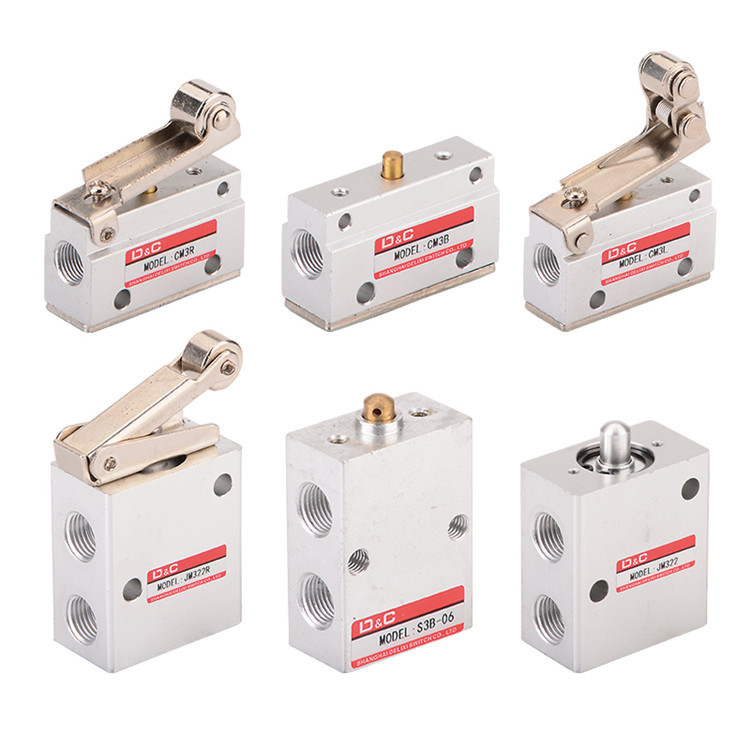 Mechanical Control Valve Pneumatic Yadeke Button Emergency Stop Control Valve with Lock S3PM S3B ...