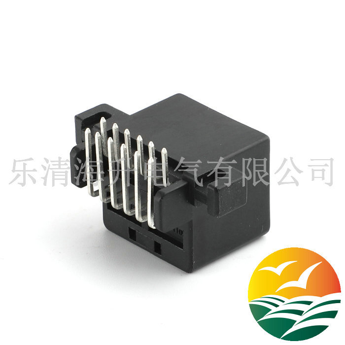 174051-2国产汽车PCB针座12针连接器胶壳12P接插件 174973-2-阿里巴巴