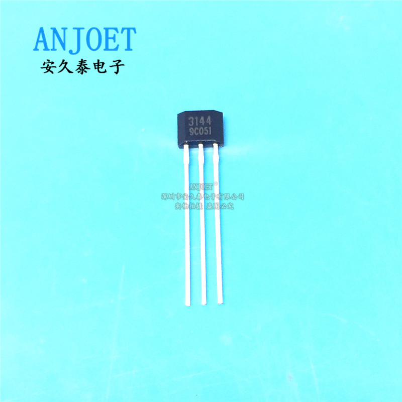 A3144霍尔元件 AH3144E 高灵敏度霍尔传感器 A1344EUA直插全新44E-阿里巴巴