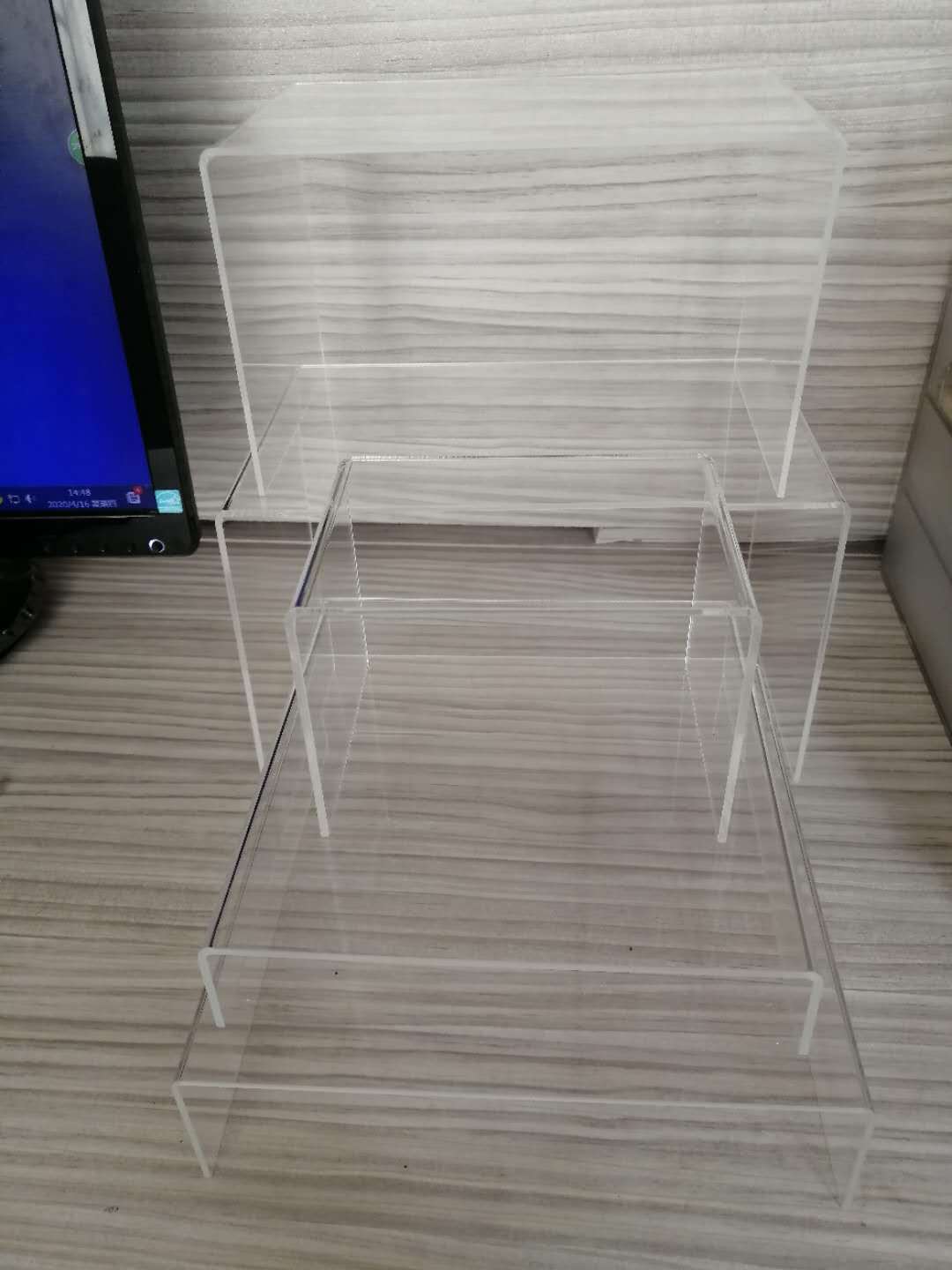 亚克力展示架 亚克力玻璃摆台展示架 亚克力材质收纳陈列架子-阿里巴巴