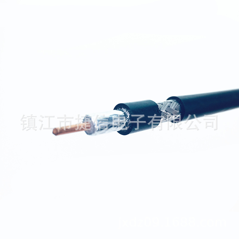 RG8/U射频同轴电缆 铜包铝导体 铝镁丝 RG8同轴电缆 RG-8U电缆-阿里巴巴