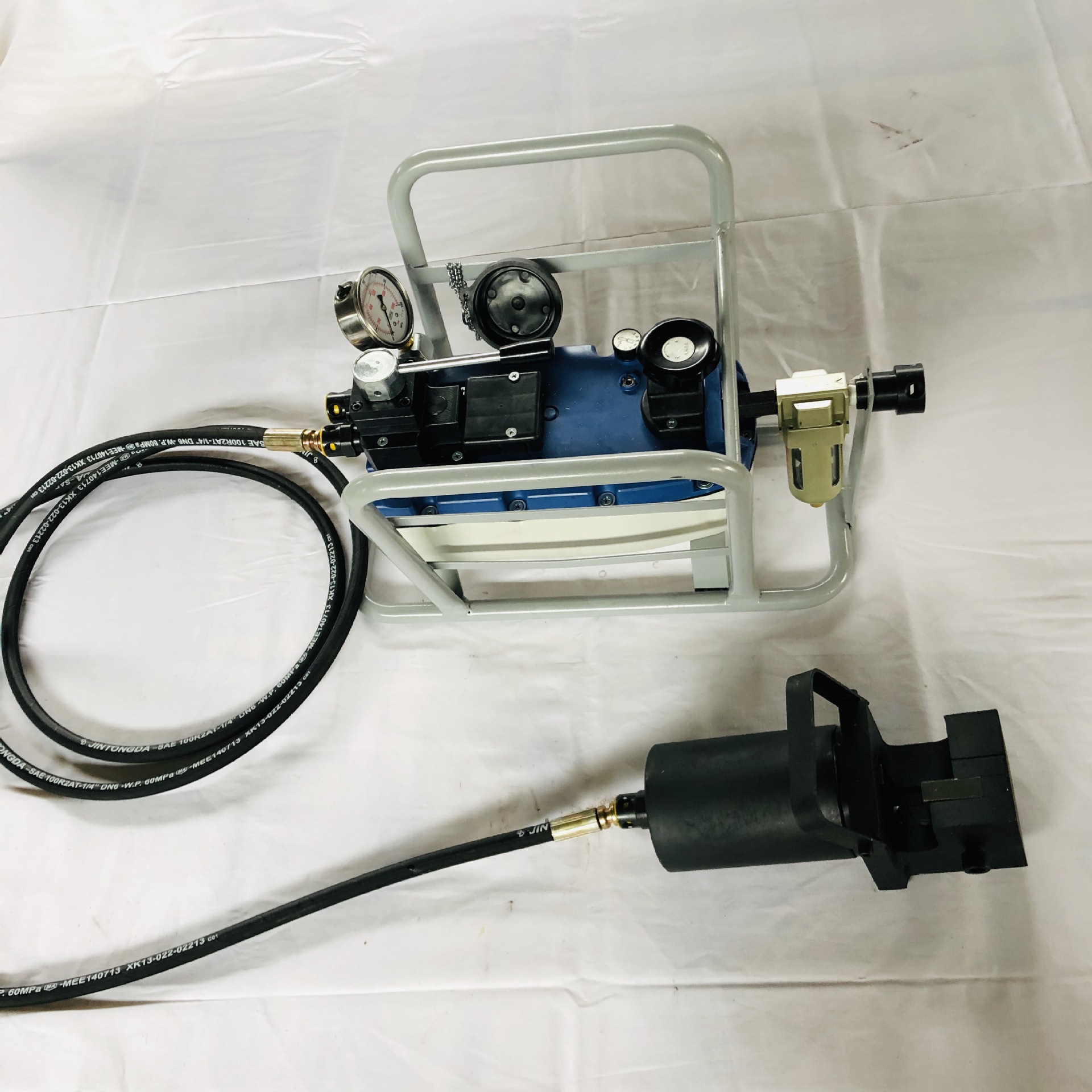 指针式钢绞线张拉机 煤矿巷道用退锚器 MQ15气动锚索张拉机具-阿里巴巴