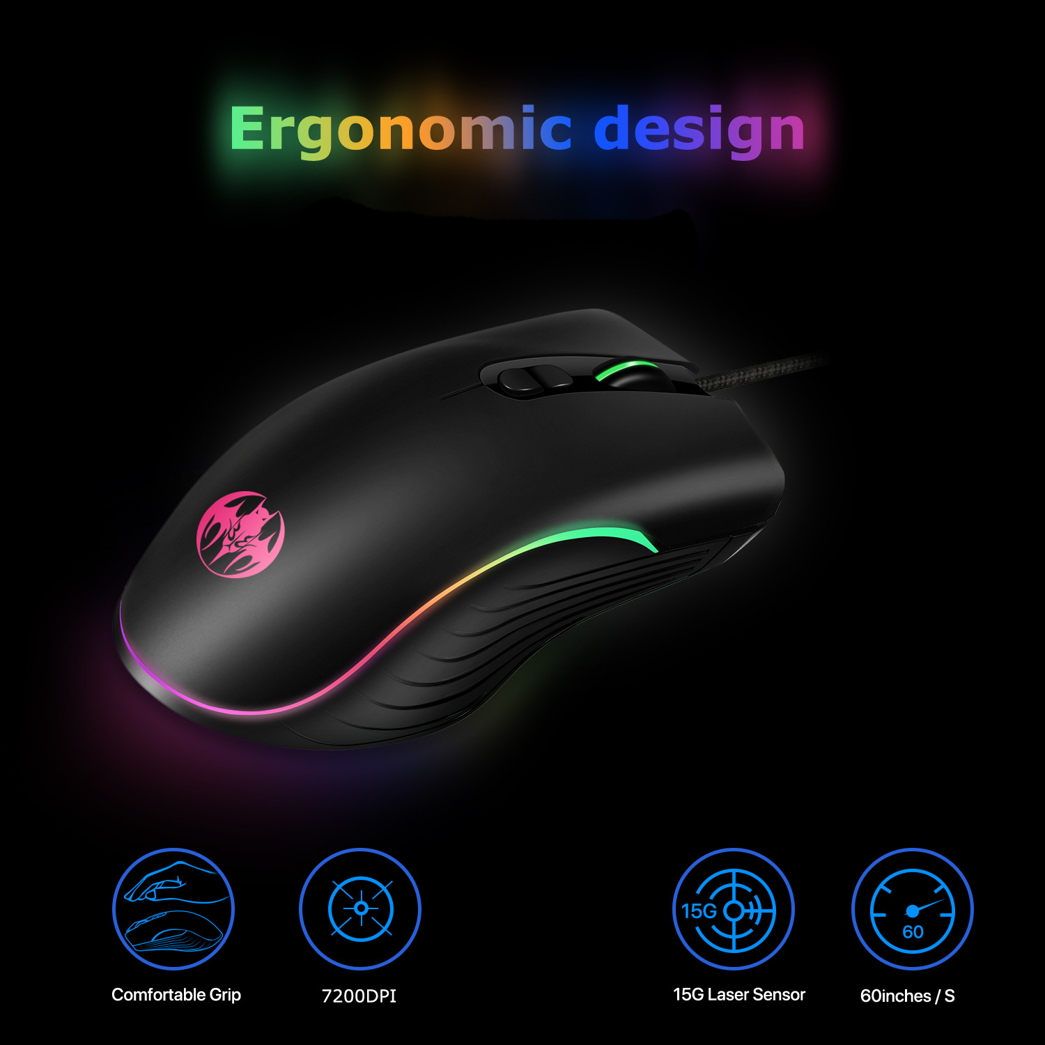 7D幽蝠有线游戏鼠标6档7200DPI鼠标 跨境游戏鼠标批发-阿里巴巴