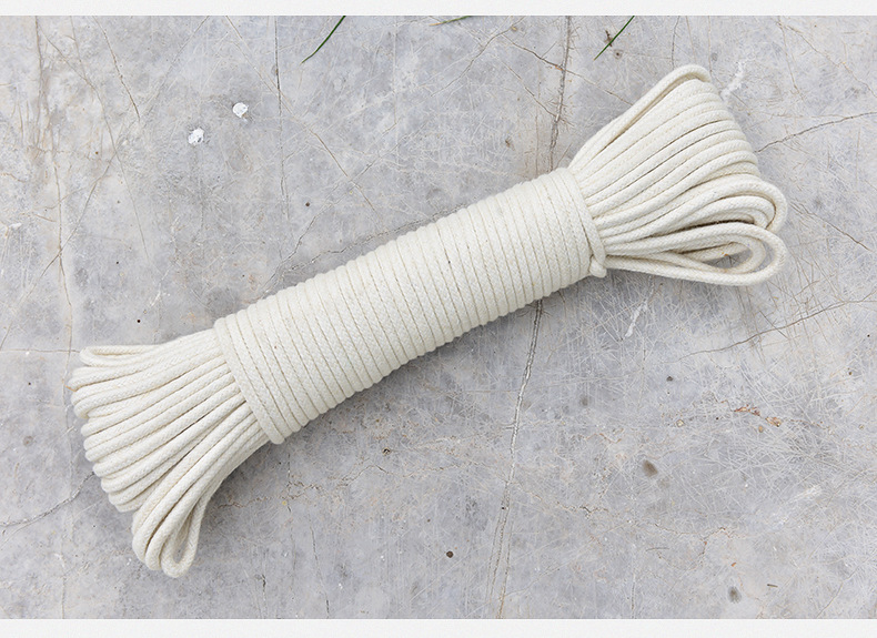 白色手工编织棉线绳自吸水包芯绳编织绳捆绑绳旗杆帐篷拉绳定 做-阿里巴巴