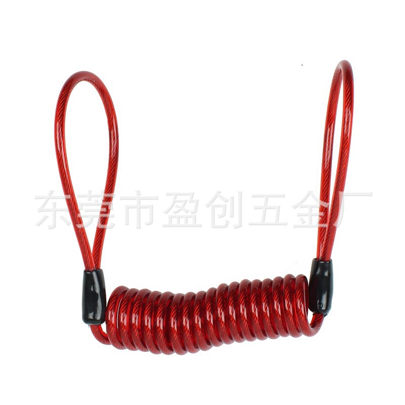 钢丝弹簧绳伸缩 弹簧钢丝绳高空失手绳 防盗绳 安全防护工具绳-阿里巴巴